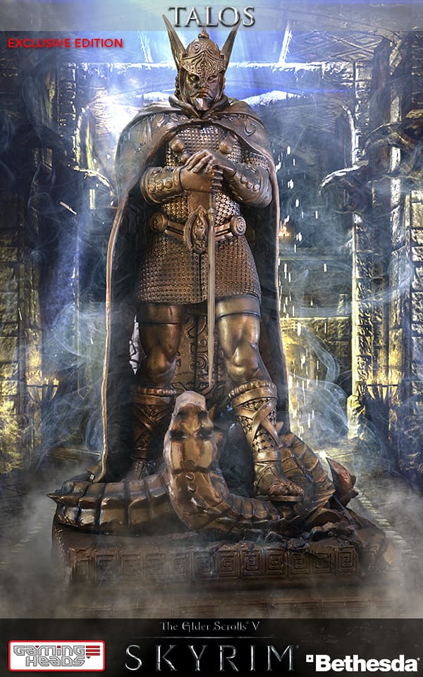 Skyrim Wallpaper Talos Statue